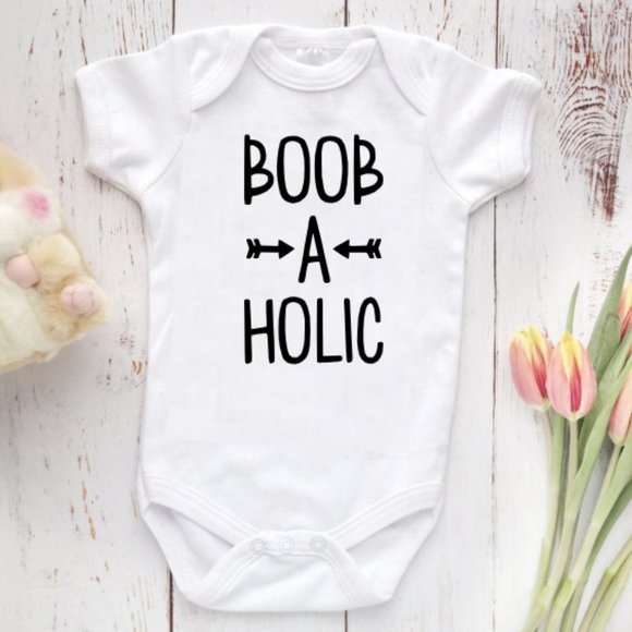 Gerber | One Pieces | Boob A Holic Baby Onesie | Poshmark